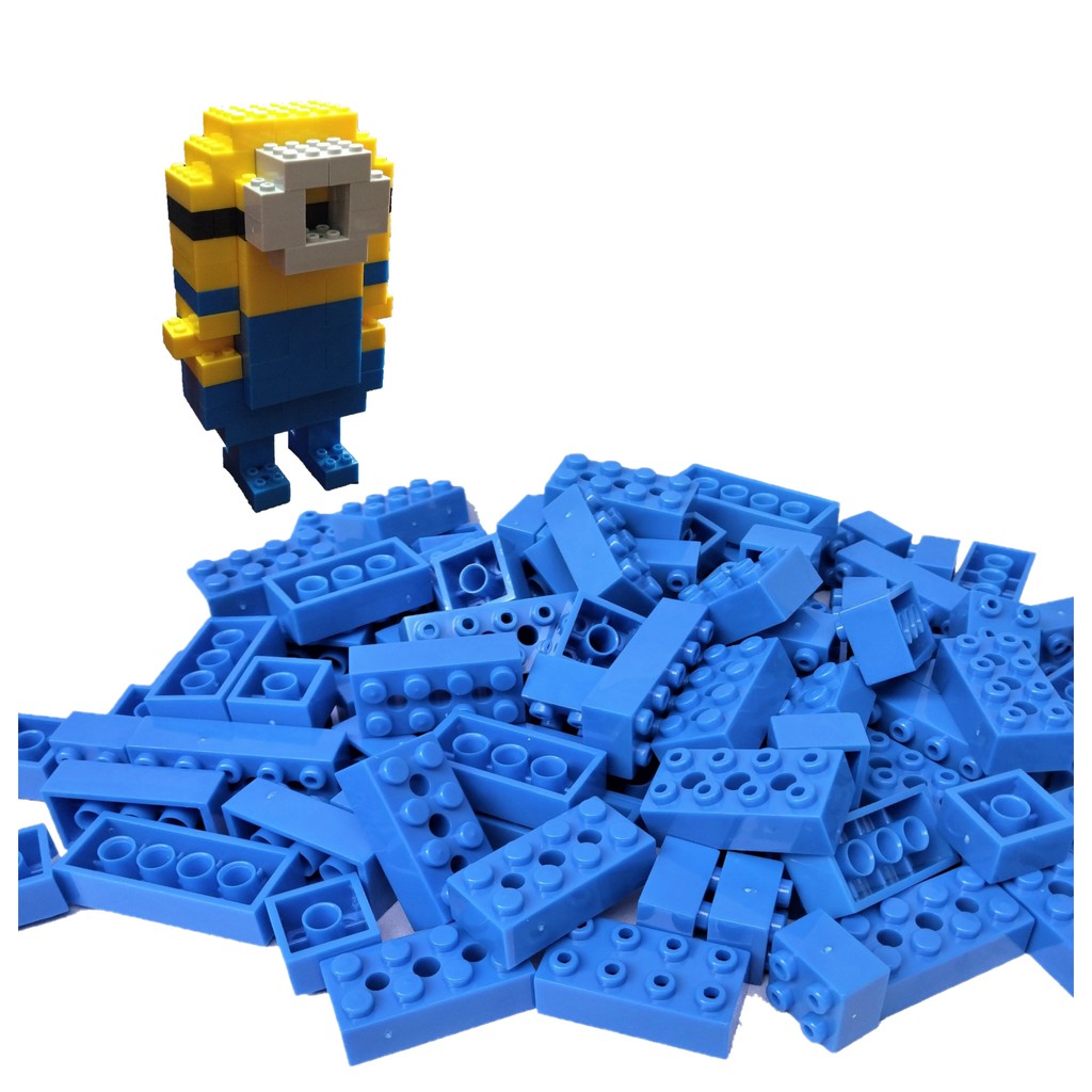 【積木工廠】藍色 馬士基藍 雙排磚 1公斤 智慧積木 積木補充包 台灣製造【與樂高相容】 | 蝦皮購物