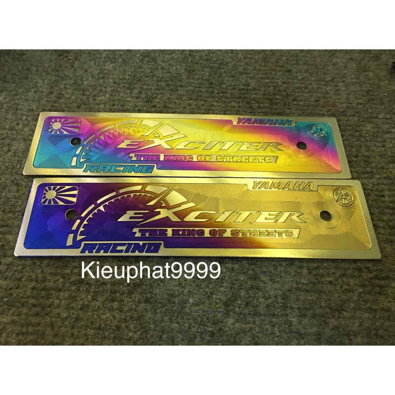 Exciter Titan 3D 銘牌,帶 2 個鈦螺絲 | 蝦皮購物