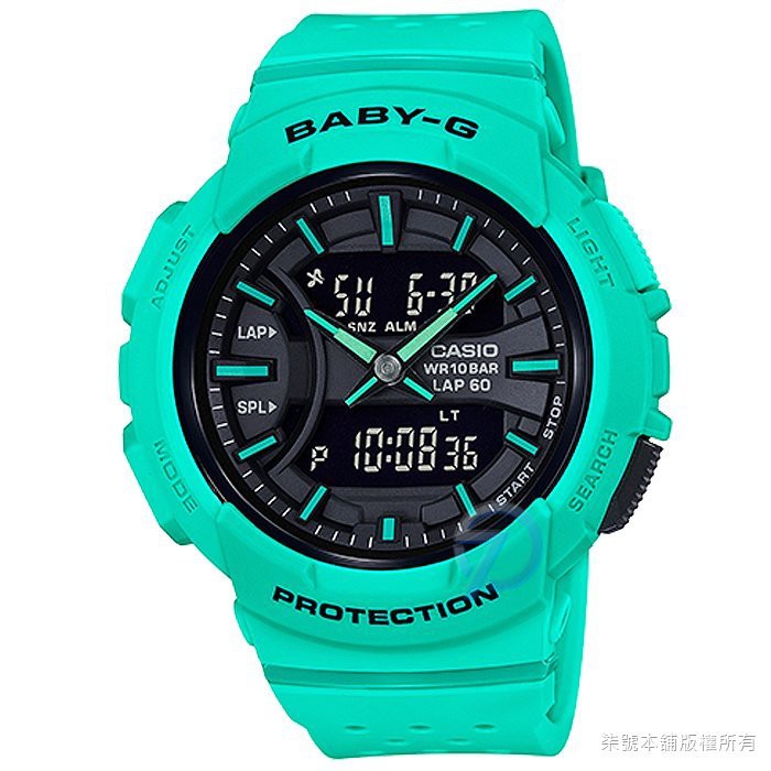 CASIO Baby-G 透氣錶帶運動錶BGA-240-3A台灣公司保固一年 附原廠保固卡 非平行輸入 | 蝦皮購物