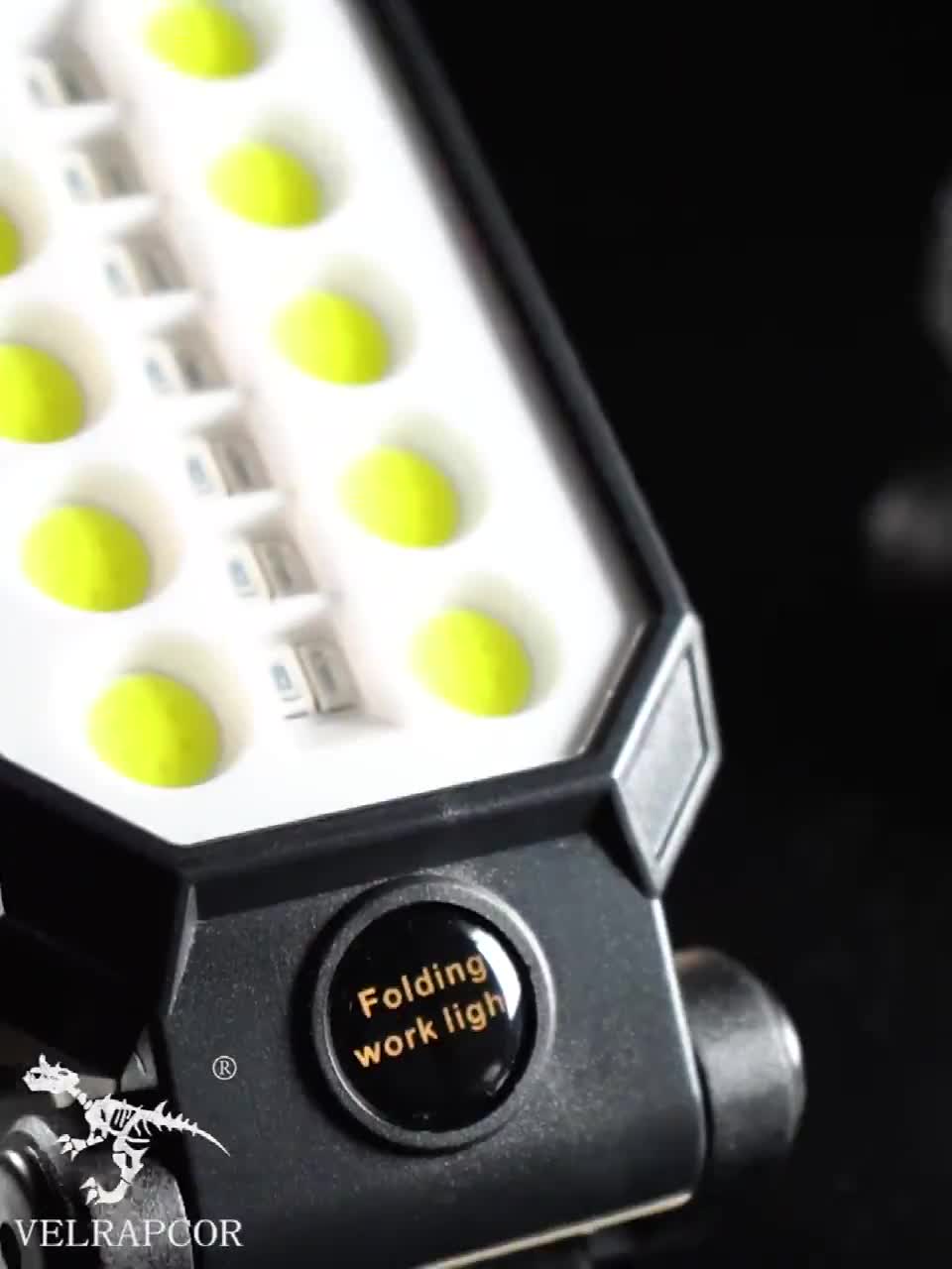 微笑鯊正品 W599 led充電工作燈 磁吸汽修燈 磁鐵 強光維修手電筒 探照燈 露營燈 夾燈 車充 COB燈 | 蝦皮購物