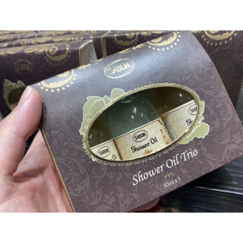 《J》開立發票 SABON 迷你沐浴油禮盒 50ml*3（綠玫瑰/茉莉花語/經典PLV） | 蝦皮購物