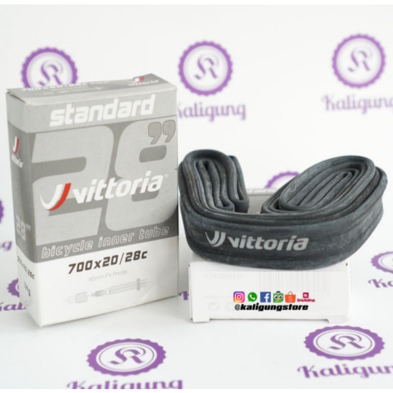Vittoria Roadbike 內胎 700x20 23 25 28c Presta FV 80mm 公路內胎自行車 | 蝦皮購物