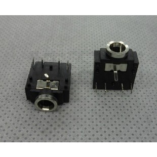 庫存不用等-3F07 雙聲道3.5音頻插座/耳機插座 5腳 五腳 [89060] | 蝦皮購物