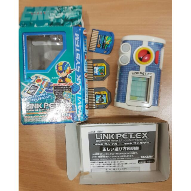 (٩( ᐛ )و yo) 日正版 洛克人 pet 熱斗版 rockman exe beast 超稀有 絕版品 怪獸對打機 | 蝦皮購物