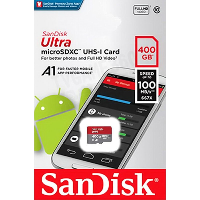 SANDISK ULTRA TF 400G 400GB MICROSD 記憶卡 讀100MB/S 台灣公司貨 台中 | 蝦皮購物