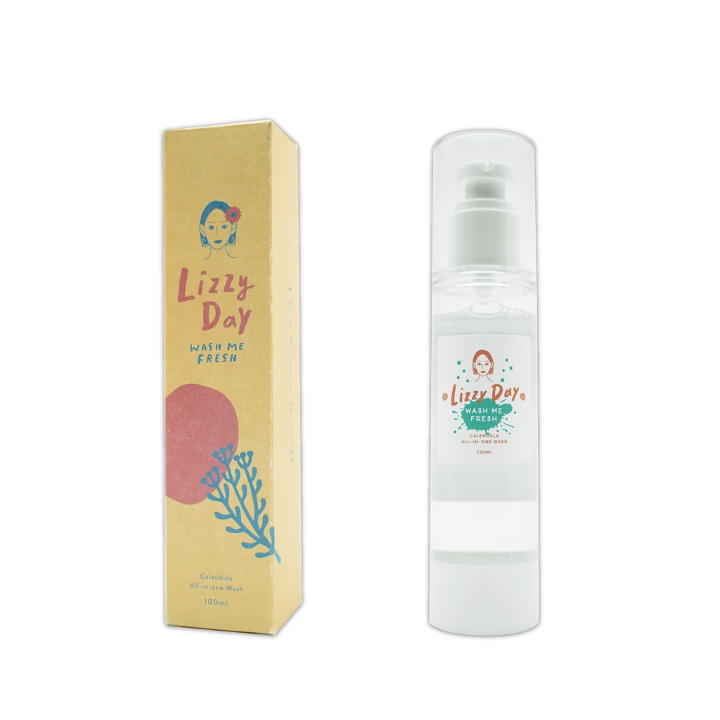 【LIZZY DAY】金盞花全能洗 Wash Me Fresh 100ml｜無毒洗劑｜卸除淡妝｜一瓶洗全身｜私密處清潔 | 蝦皮購物