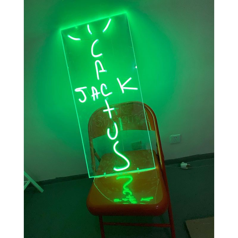 全新限量免運 Travis Scott CACTUS JACK neon sign led霓虹燈室內裝飾收藏招牌 | 蝦皮購物