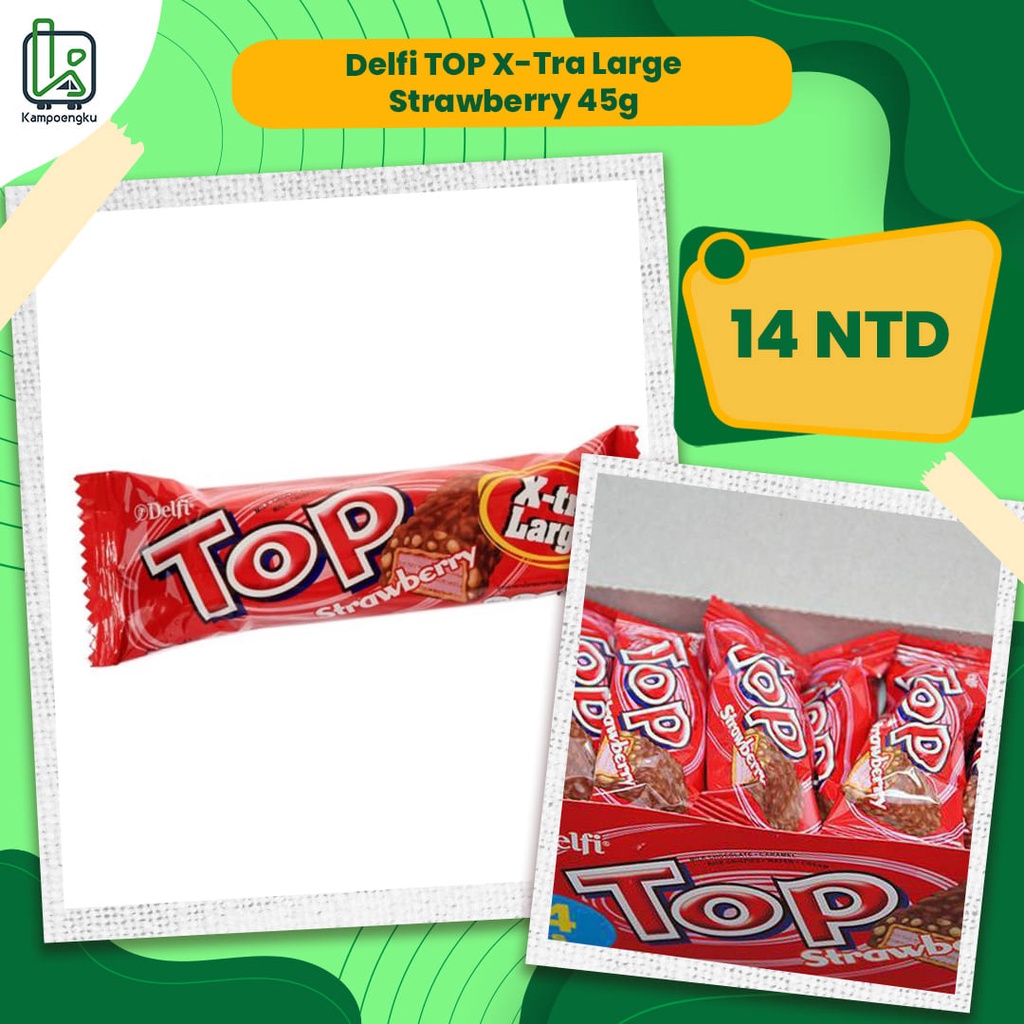 巧克力棒 巧克力 巧克力威化棒 Delfi TOP Wafer Coklat | 蝦皮購物