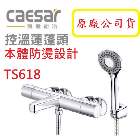 挑戰蝦皮最便宜Caesar 凱撒 TS618 溫控 控溫沐浴混合龍頭(原廠全配)水龍頭 沐浴 浴室 蓮蓬頭 凱撒618 | 蝦皮購物