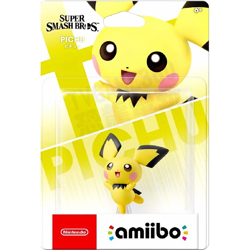 任天堂 AMIIBO NFC SWITCH NS 任天堂明星大亂鬥 精靈寶可夢 神奇寶貝 皮丘 PICHU 台中恐龍電玩 | 蝦皮購物