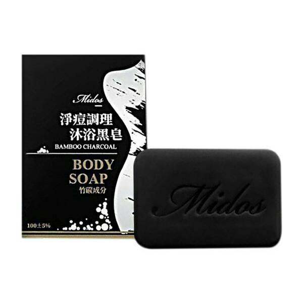 【Midos】蜜朵斯 淨痘調理沐浴黑皂(100g) | 蝦皮購物