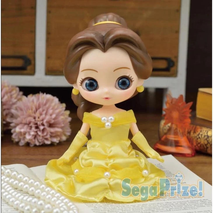 正版 SEGA 景品 迪士尼 貝兒 公主 美女與野獸 Belle Disney CUICUI DOLL 公仔 | 蝦皮購物
