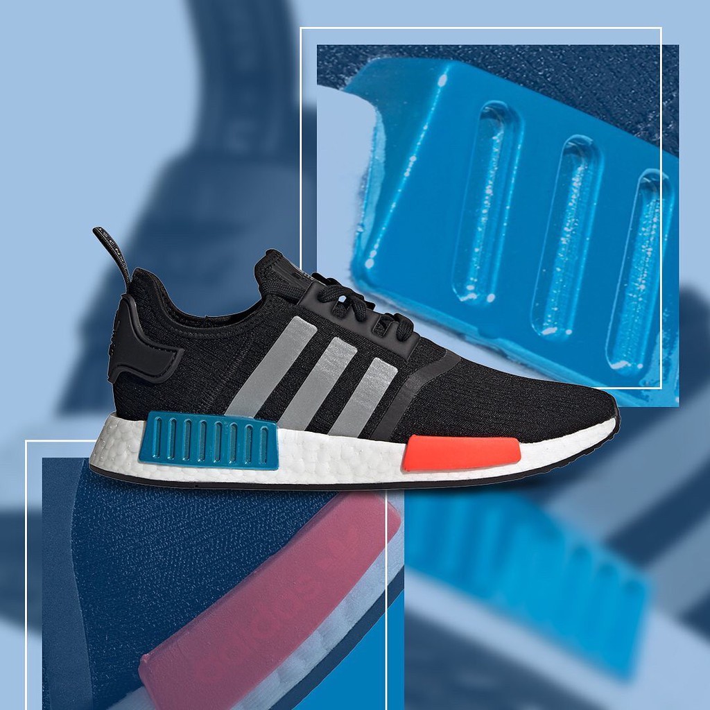 【R-MAN】Adidas NMD R1 黑藍紅 似OG配色 男款 FY5727 | 蝦皮購物