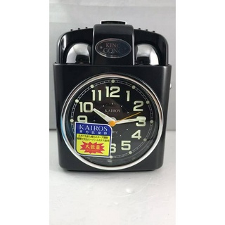 超大聲！送電池！ KAIROS 東方凱樂時 KT-805 雙鈴 黑色 大聲公 鬧鐘 跳秒 貪睡 夜光面 關燈看得到 | 蝦皮購物