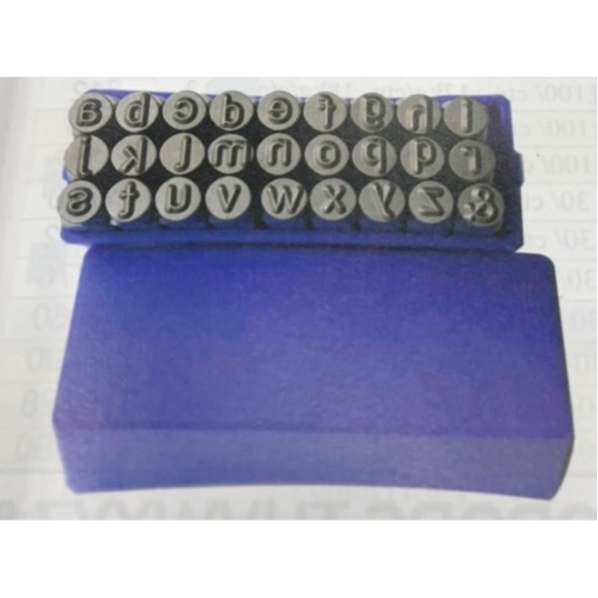 WIGA 小寫英文字母鋼印 27pcs 全新【高雄快速出貨 】 WIGA 小寫英文正體6.0mm-12mm | 蝦皮購物