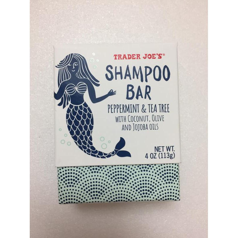 【現貨不用等】美國人氣超市⚡Trader Joe's shampoo bar 薄荷茶樹洗髮皂 | 蝦皮購物