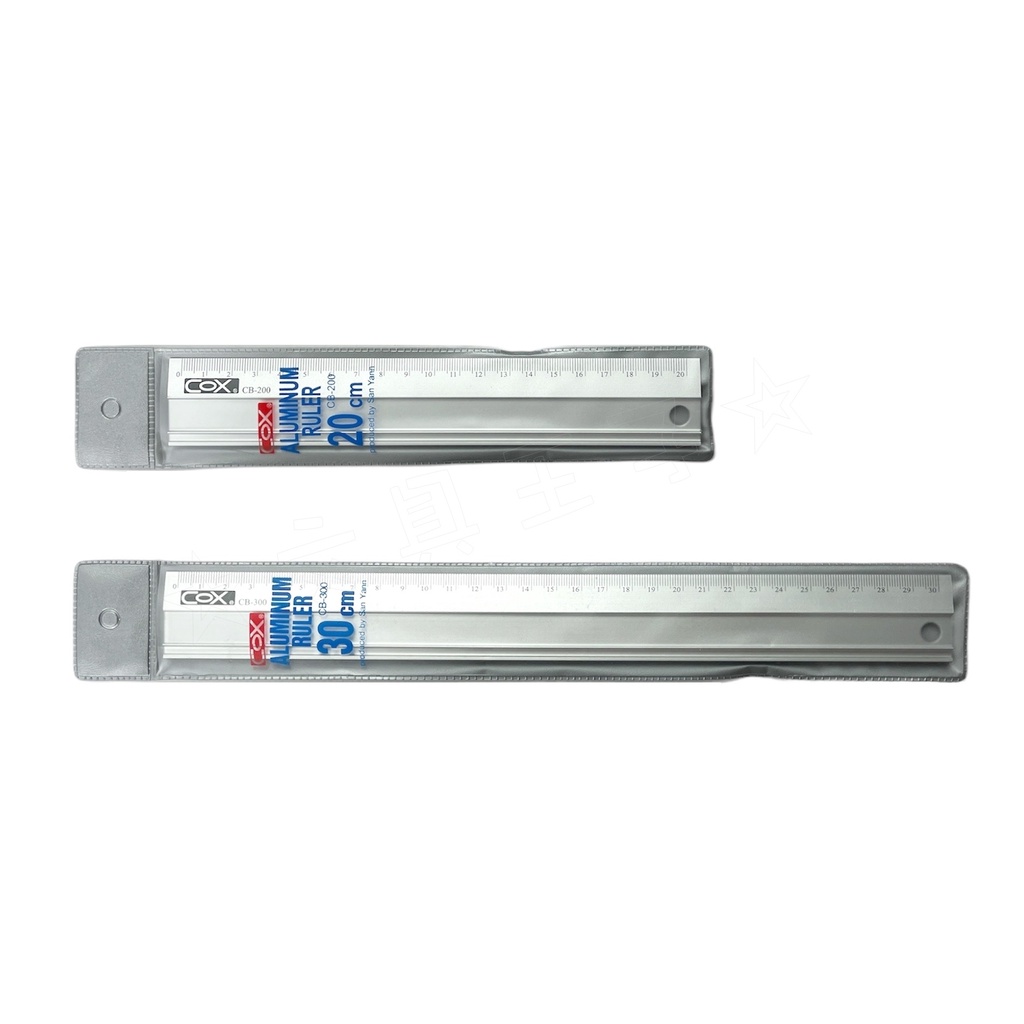 【文具王子】⚡現貨! COX三燕 鋁合金直尺.裁切專用尺 CB200(20cm)/CB300(30cm) | 蝦皮購物