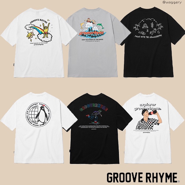 韓國代購🇰🇷 grooverhyme 多款 短袖上衣 短t 短袖 [G03141] | 蝦皮購物