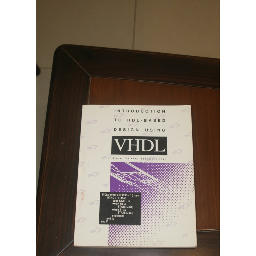 Synopsys VHDL introduction to HDL - based design using VHDL | 蝦皮購物