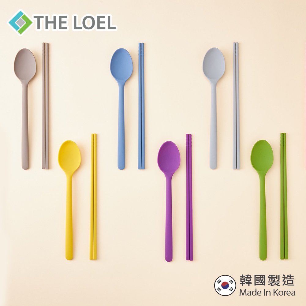 THE LOEL 耐熱矽膠筷子(皇室綠/芥末黃) | 蝦皮購物