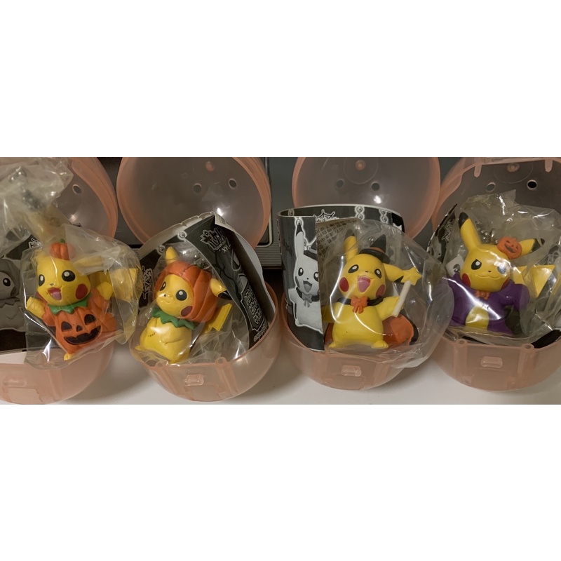 精靈寶可夢 神奇寶貝 萬聖節 南瓜 吊飾 皮卡丘 謎你Q 轉蛋 吊飾 扭蛋 | 蝦皮購物