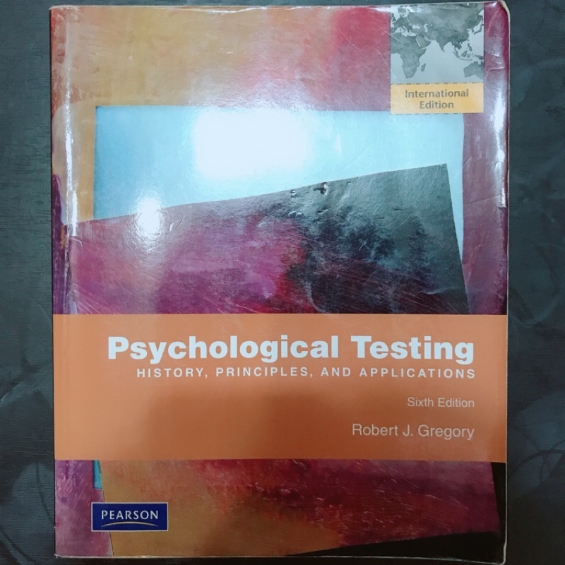 Psychological testing, Gregory, Pearson, 六版 心理 測驗 研究所 | 蝦皮購物