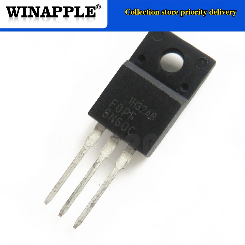 10pcs/lot FQPF8N60C 8N60C 8N60 TO-220 全新輸入 | 蝦皮購物