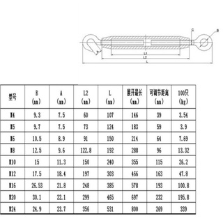 【susumy】小尺寸 304不銹鋼伸縮器 雙勾 雙圈 圈對勾 白鐵伸縮器 鬆緊螺絲 鬆緊器 逼緊器 逼猴 | 蝦皮購物