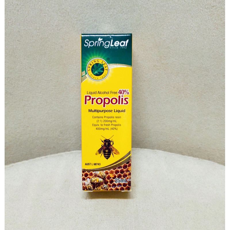 全新品spring leaf 綠芙蜂膠滴劑 無酒精 25ml | 蝦皮購物