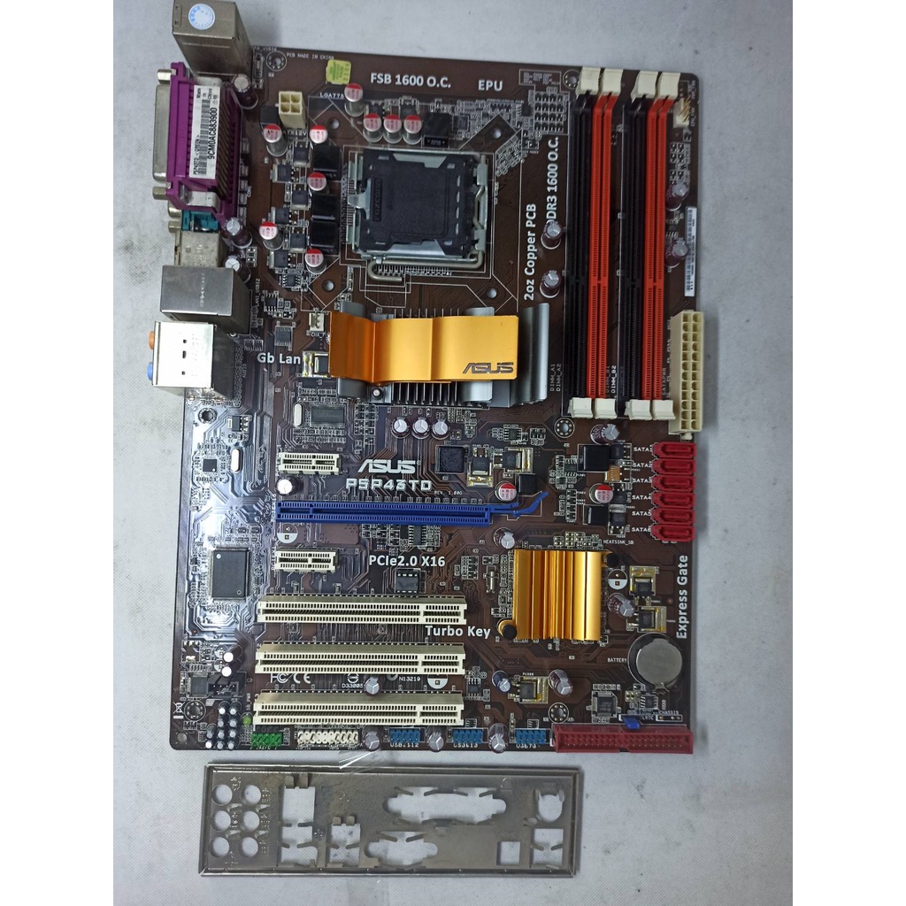 55@ASUS華碩 P5P43TD 775腳位 主機板 附擋板 | 蝦皮購物