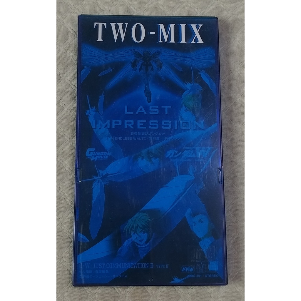TWO-MIX - LAST IMPRESSION (初回盤) (鋼彈W 無盡華爾茲 主題曲) 日版 二手單曲 CD | 蝦皮購物