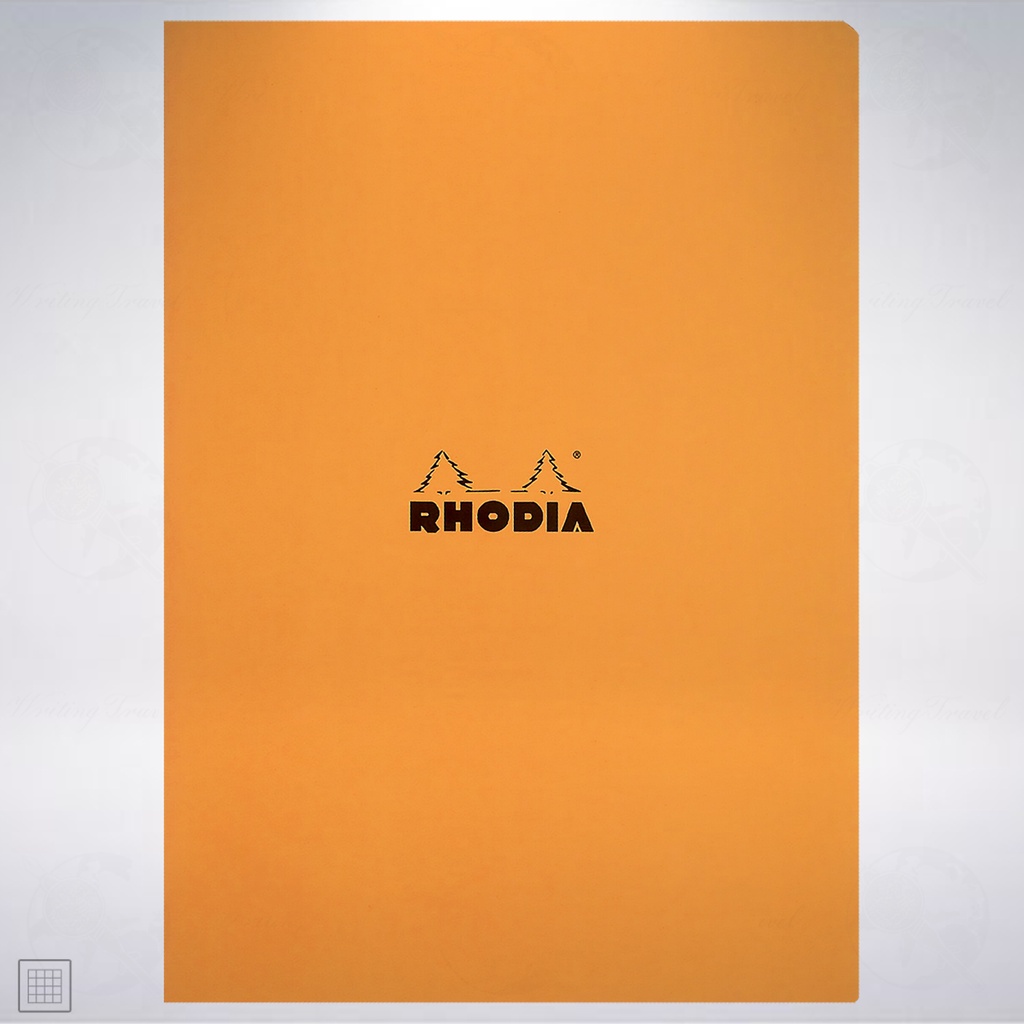 法國 RHODIA Side-Stapled Book A4 N18 釘裝方格筆記本: 橘色/Orange | 蝦皮購物