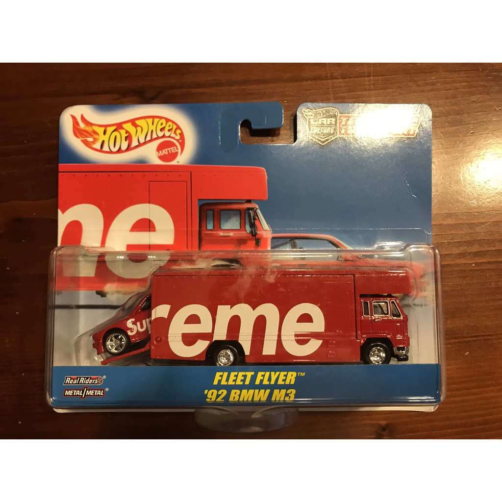 Supreme Hot Wheels Fleet Flyer + 1992 BMW M3 Red 模型車 現貨 | 蝦皮購物