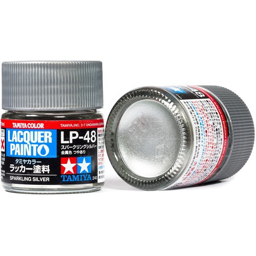 TAMIYA LP-48 LP-61 LP-62 LP-63 亮銀 鈦銀 10ml 油性 硝基漆 金屬漆 田宮 | 蝦皮購物