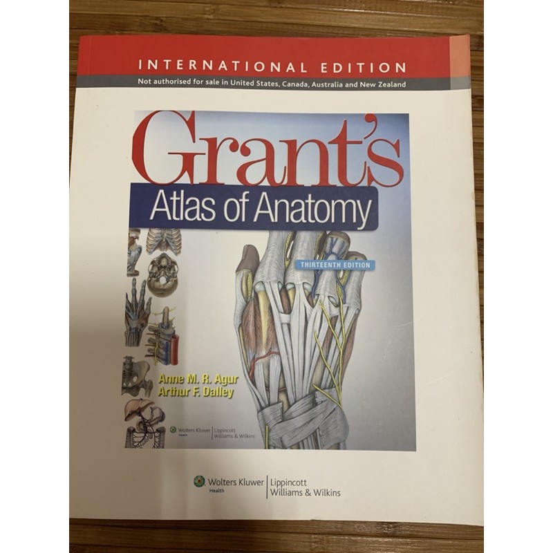 Grant’s Atlas of Anatomy 物理治療解剖圖表 | 蝦皮購物