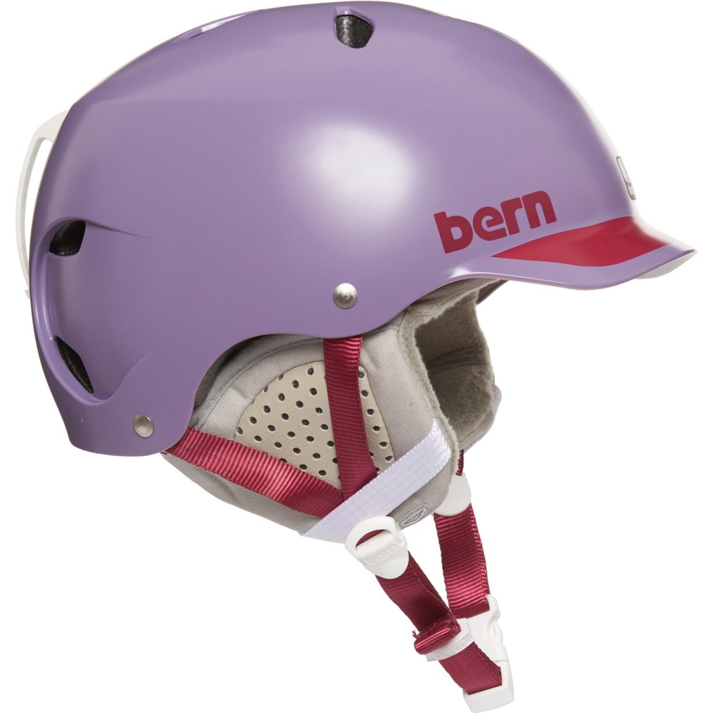 現貨【美國Bern】Lenox 女款粉紫色自行車/滑雪安全帽 | 蝦皮購物