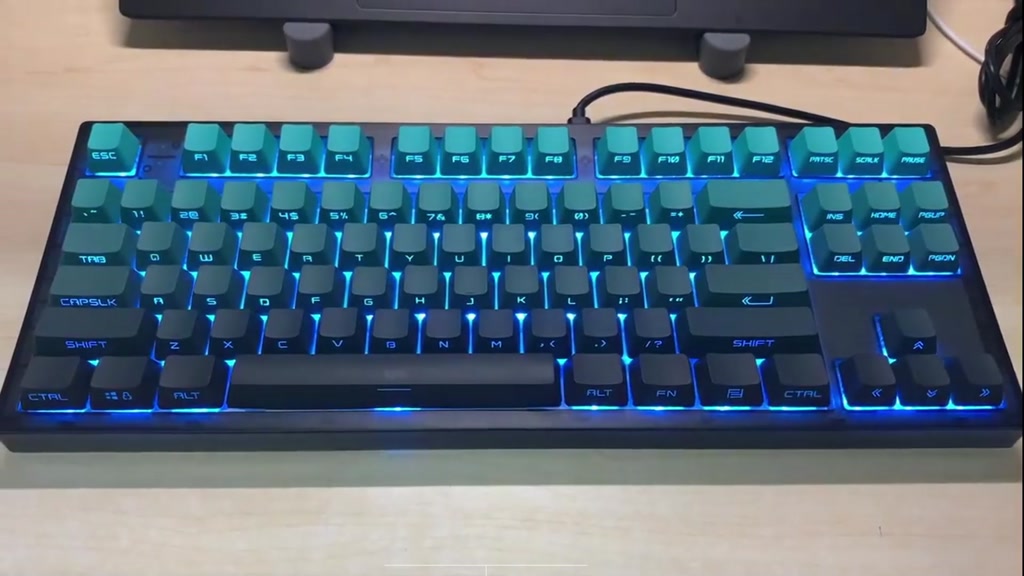 【JKDK】極晝 清虹 落霞 月升 霧藍 腮紅 PBT鍵帽側刻字體透光 OEM高度 機械鍵盤漸變色鍵帽浸染 | 蝦皮購物