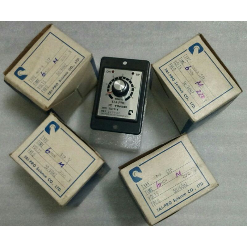 🌞全新現貨保固 TAI-PRO計時器 IC TIMER TSTP-Y 30S 3M 6M 12M 30M 220VAC | 蝦皮購物