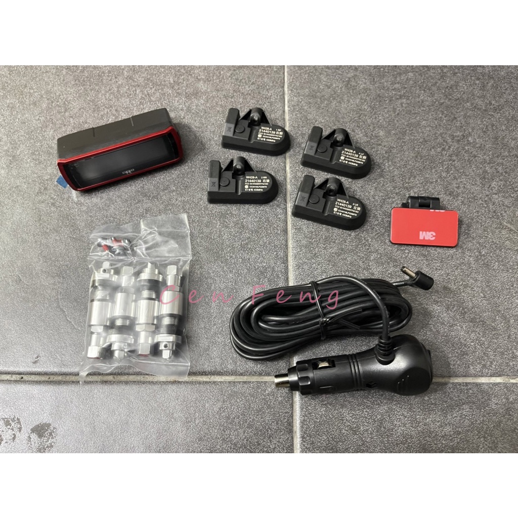 涔峰CF☆（訊息優惠價）ORO W428-A 胎壓偵測器 含發射器 自動定位功能 電瓶電壓 胎壓 胎溫 點菸器插頭 | 蝦皮購物