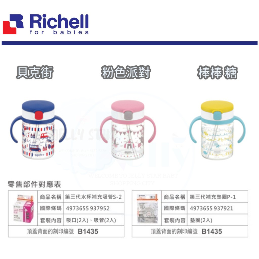 現貨 Richell 利其爾 第四代LC吸管訓練杯 貝克街水杯、棒棒糖水杯、粉紅派對水杯200ML/替換吸管 | 蝦皮購物