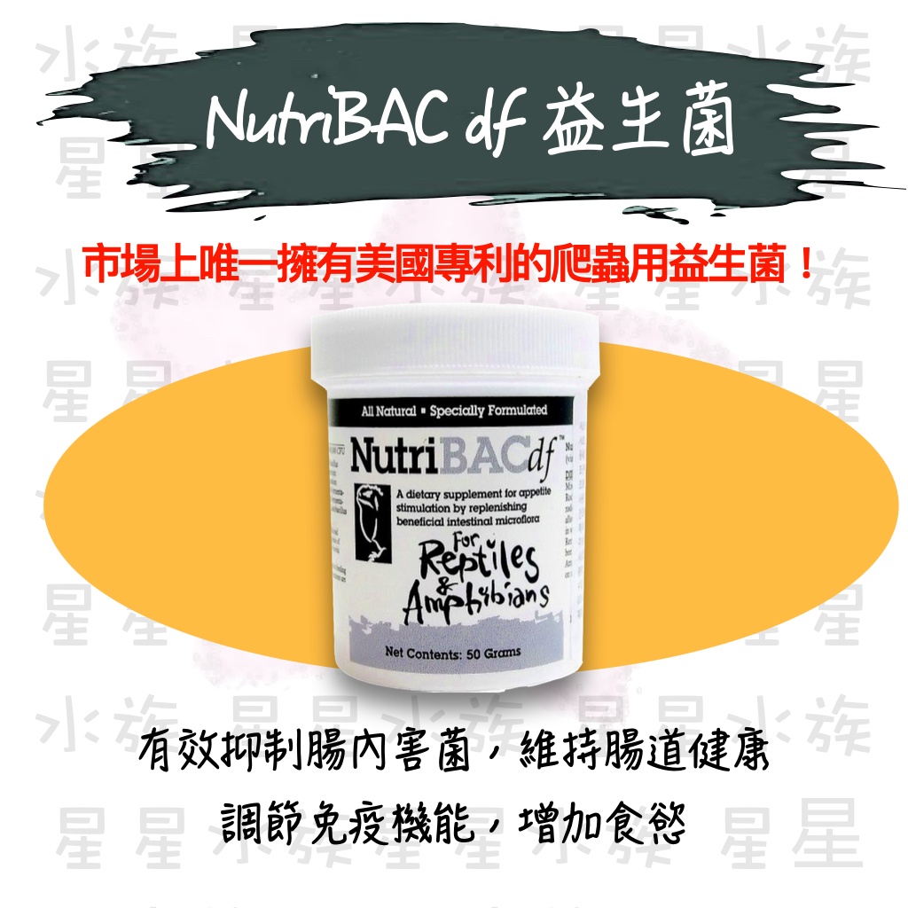 ★最新★ NutriBAC df 爬蟲專用益生菌 NBAC 益生菌 爬蟲益生菌 整腸 助消化 星星水族 | 蝦皮購物