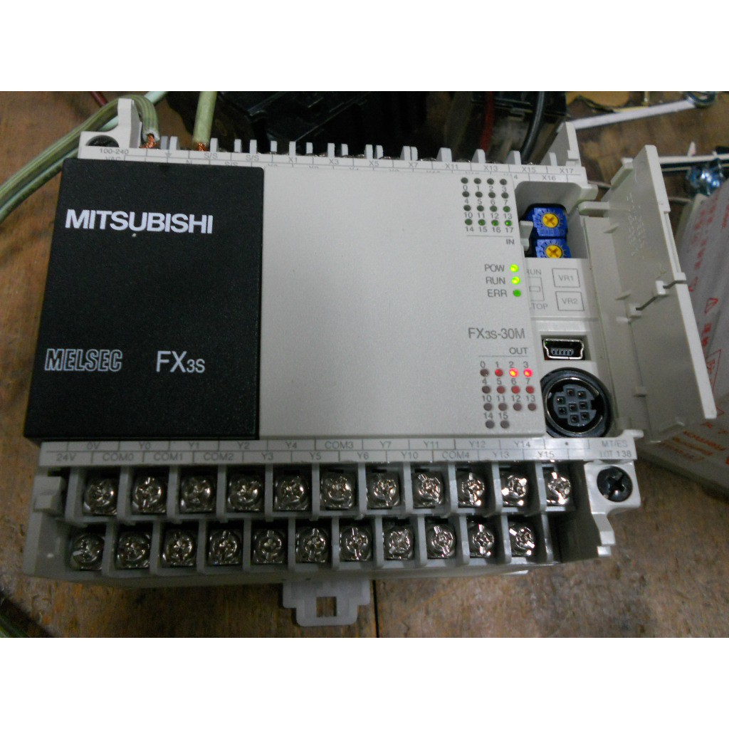 MITSUBISHI 三菱 PLC 可程式控制器 FX3S-30MT/ES 電晶體輸出 SSR (D2) | 蝦皮購物
