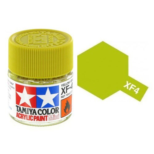 神通模型 田宮 TAMIYA 81704 XF-4 XF4 水性漆 消光黃綠色 10ml | 蝦皮購物