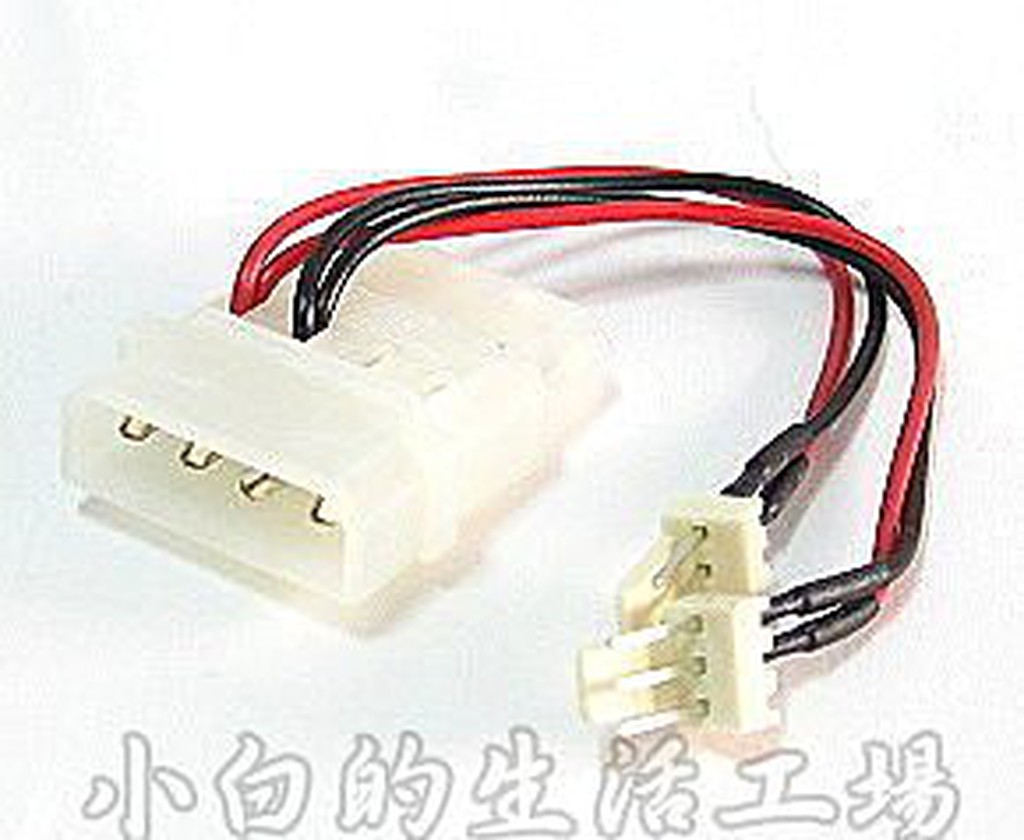 小白的生活工場*5V 大4PIN 公.母轉小3PIN公插2組*(SY0014) | 蝦皮購物