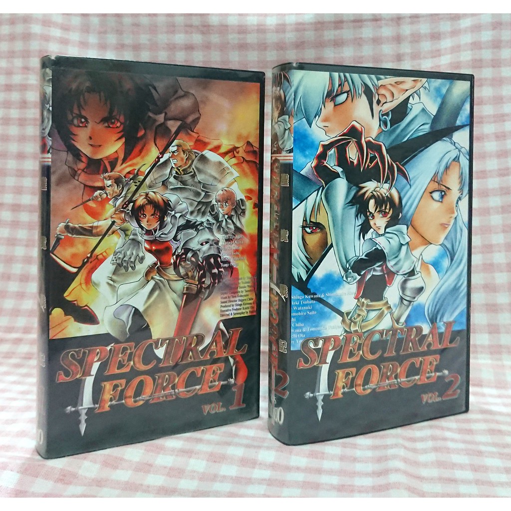 [二手] SPECTRAL FORCE 聖魔戰記 OVA動畫 錄影帶 VOL.1+2 | 蝦皮購物