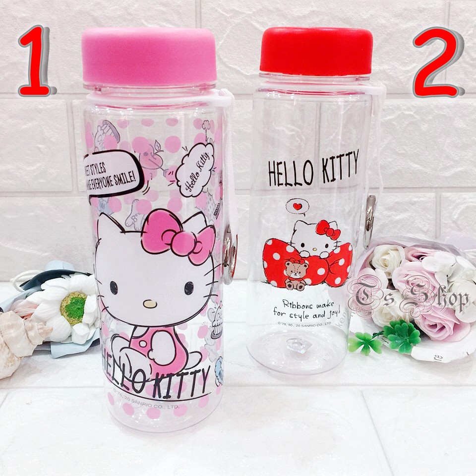 【Ts Shop】三麗鷗 HELLO KITTY KT 凱蒂貓 水壺 隨手壺 500ml大容量 手提隨手壺 水杯 隨身杯 | 蝦皮購物