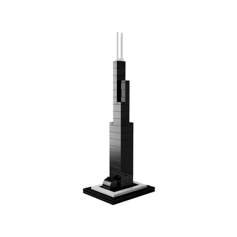 樂高積木 建築系列 Lego 21000 全新未拆 Willis Tower 威利斯大廈 | 蝦皮購物