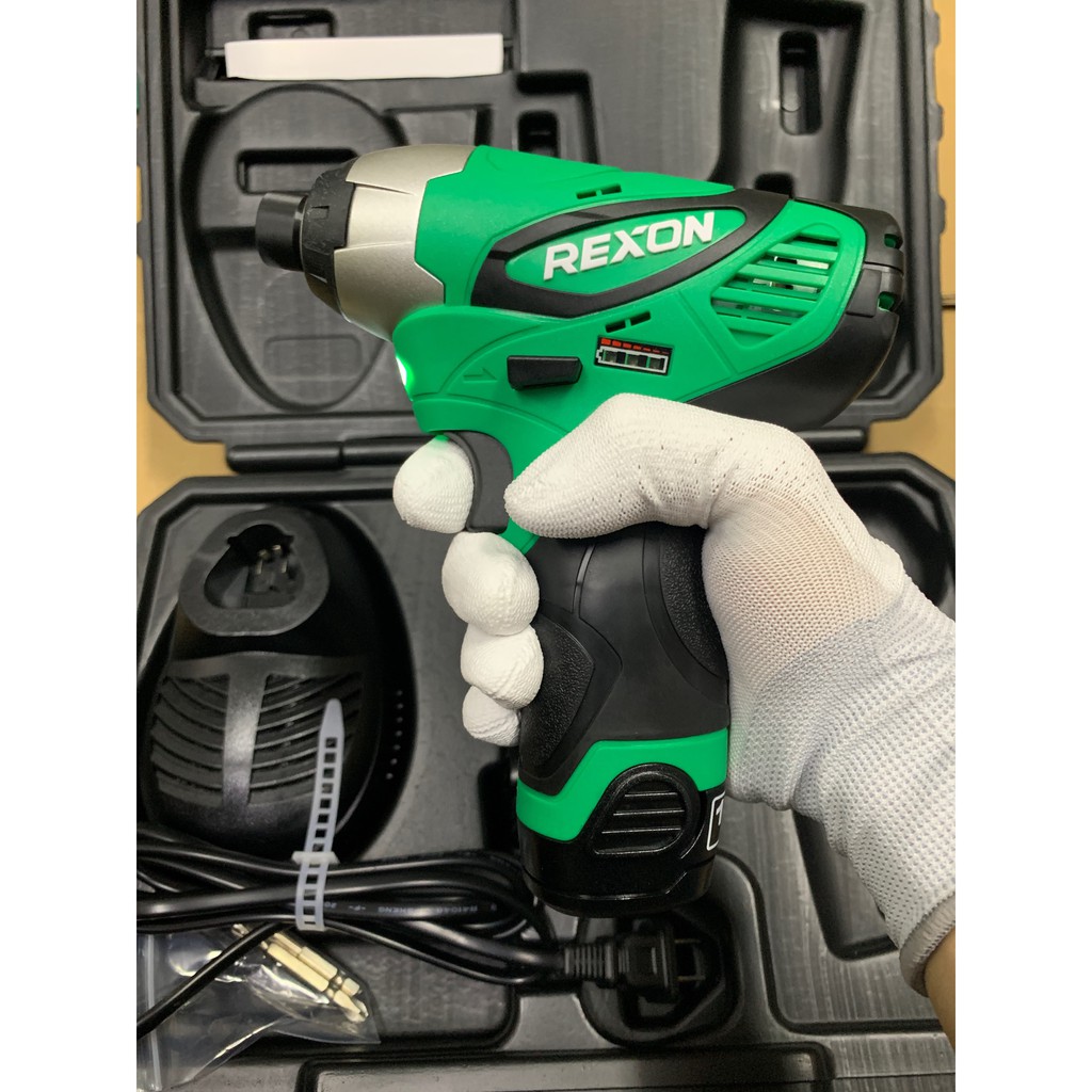 力山 REXON R1205 12V 充電式衝擊起子機 附雙電池+充電座 全新台灣公司貨 | 蝦皮購物