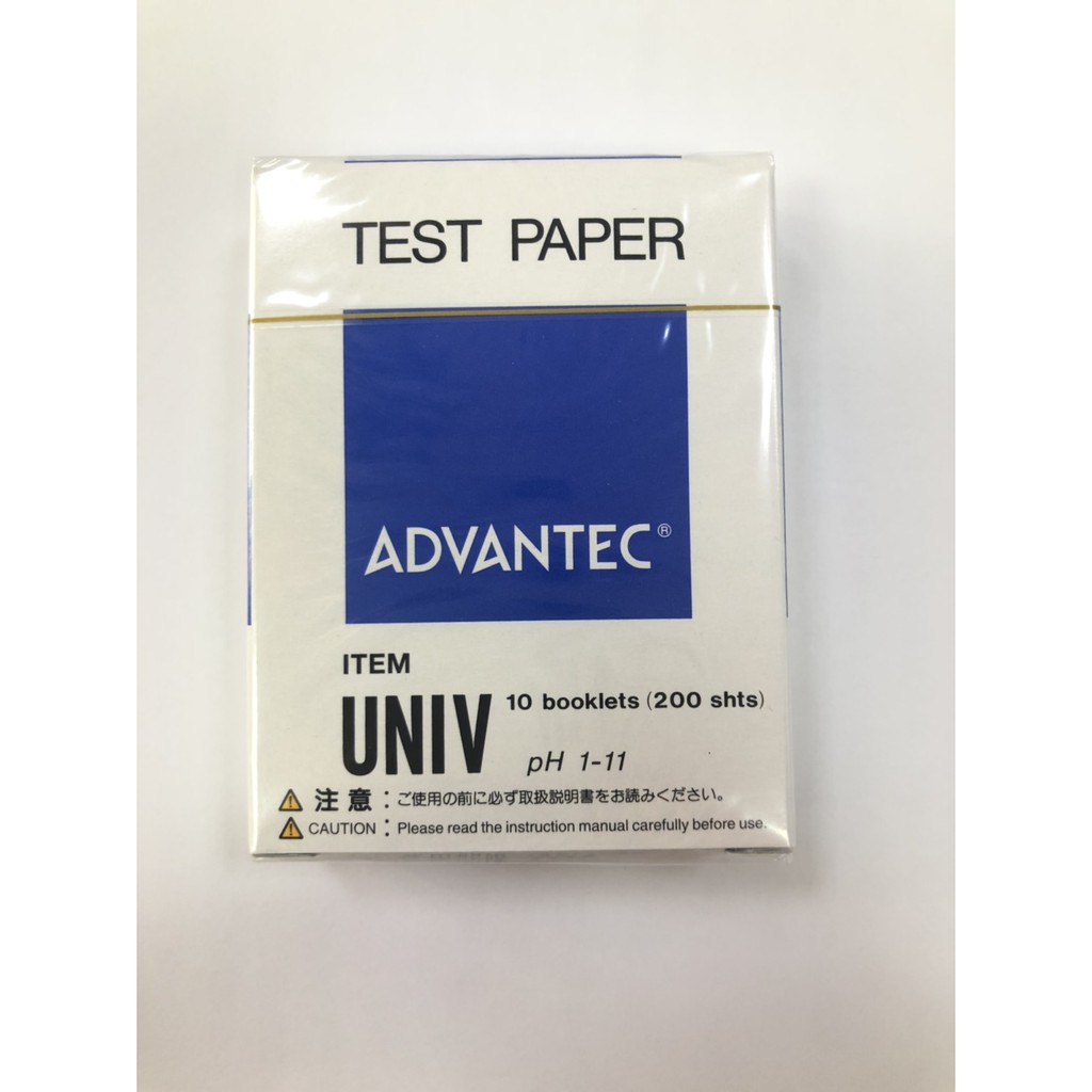 酸鹼試紙 ph試紙 日本TOYO ADVANTEC 書型 PH 1-11 | 蝦皮購物