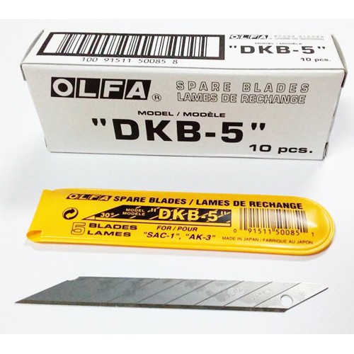 【阿筆文具】//OLFA//經濟型30度細工刀刀片DKB-5(10包/大盒) | 蝦皮購物